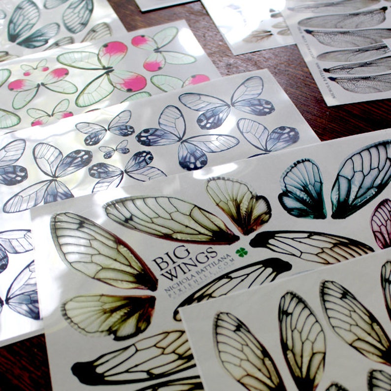 10 Sheet Transparency Variety Pack Clear Wing Transparency - Etsy
