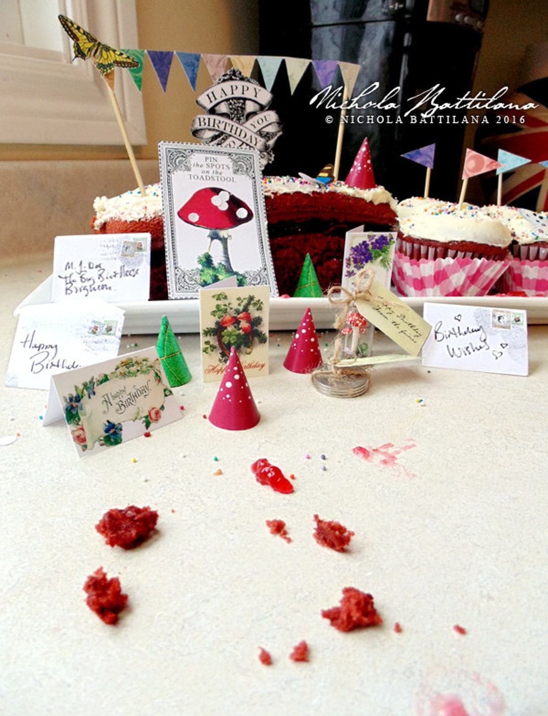 Pixie Party - Fairy Sized Birthday Party PDF Collage Sheet Download ...