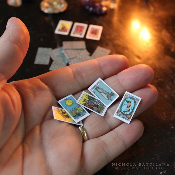 Miniature Playing Cards - Etsy