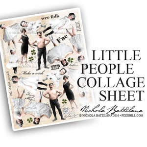 Little People - PDF Collage Sheet Download - Etsy