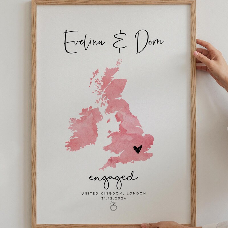 Engagement Print - Etsy