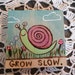 Wood Burned SNAIL NURSERY ART Ornament or Wall Decor. Wood Burning and ...