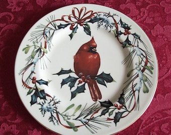 Cardinal plate | Etsy