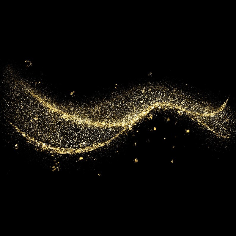 Gold Glitter Pixie Dust Overlays - PNG Clip Art (digital Download) - Etsy