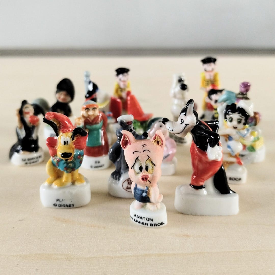 Vintage Box of 73 French Feve's, Vintage Feve, Vintage Porcelain ...