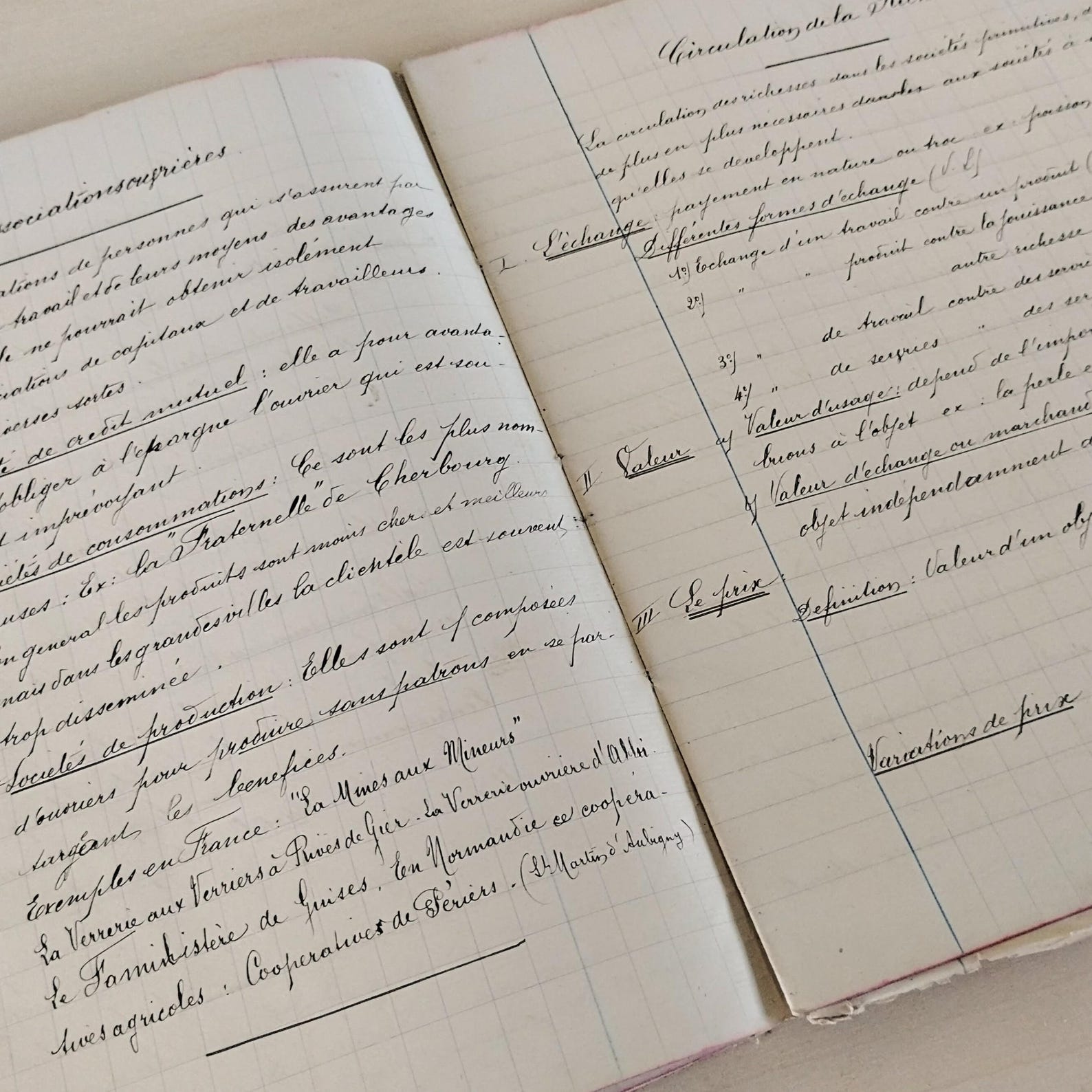 Vintage French Exercise Book, Vintage Exercise Book, Vintage School ...