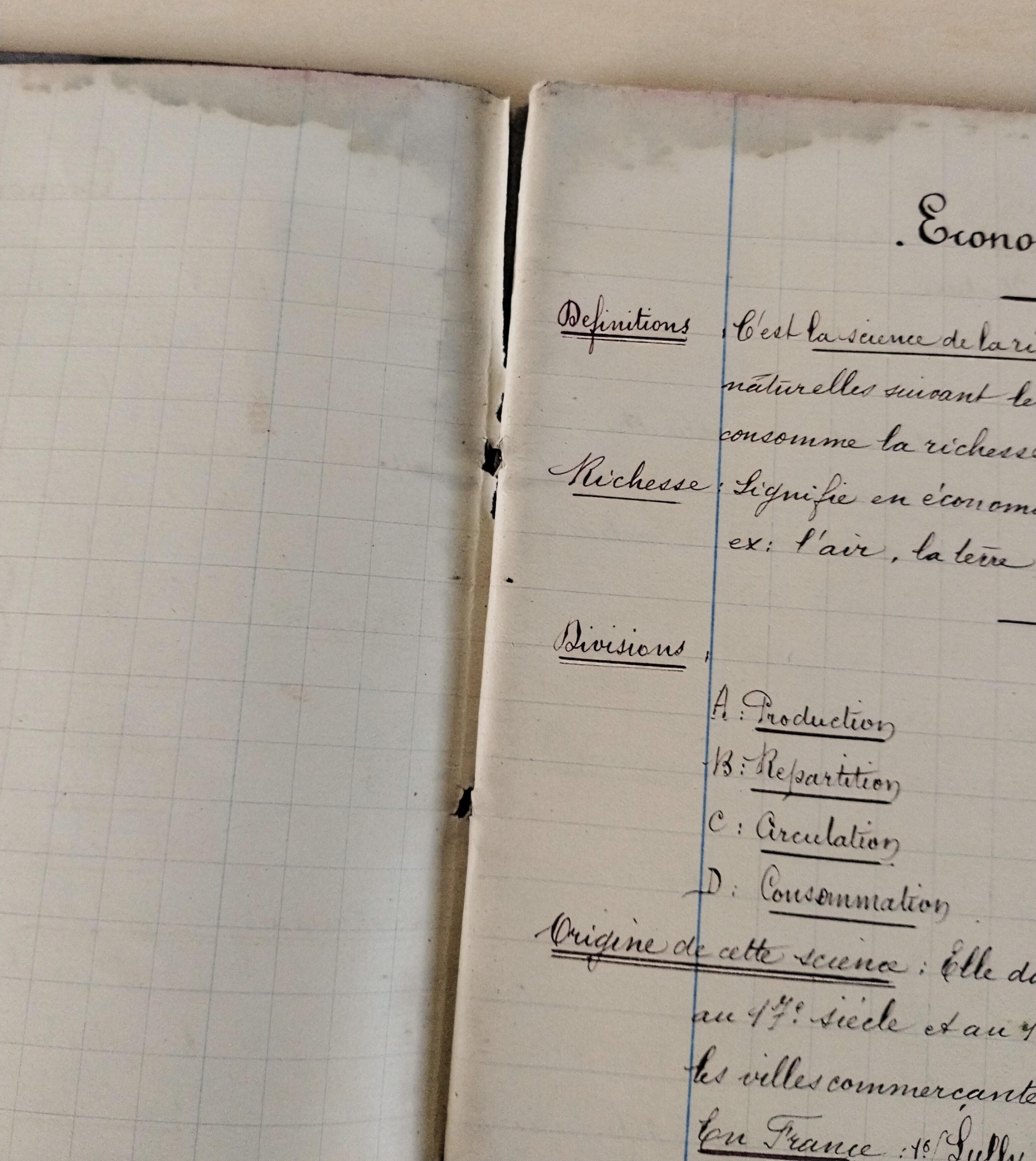 Vintage French Exercise Book, Vintage Exercise Book, Vintage School ...