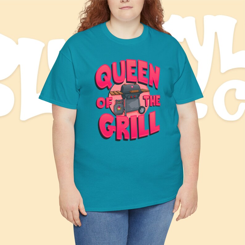 Barbecue Shirt Throwback 90s Animation Spoof Themed Queen of the Grill ...