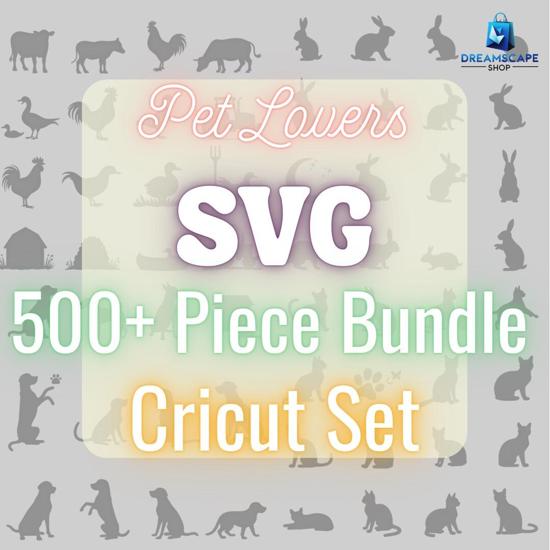 500+ Pet SVG Bundle: Dog & Cat Designs for Cricut - Etsy