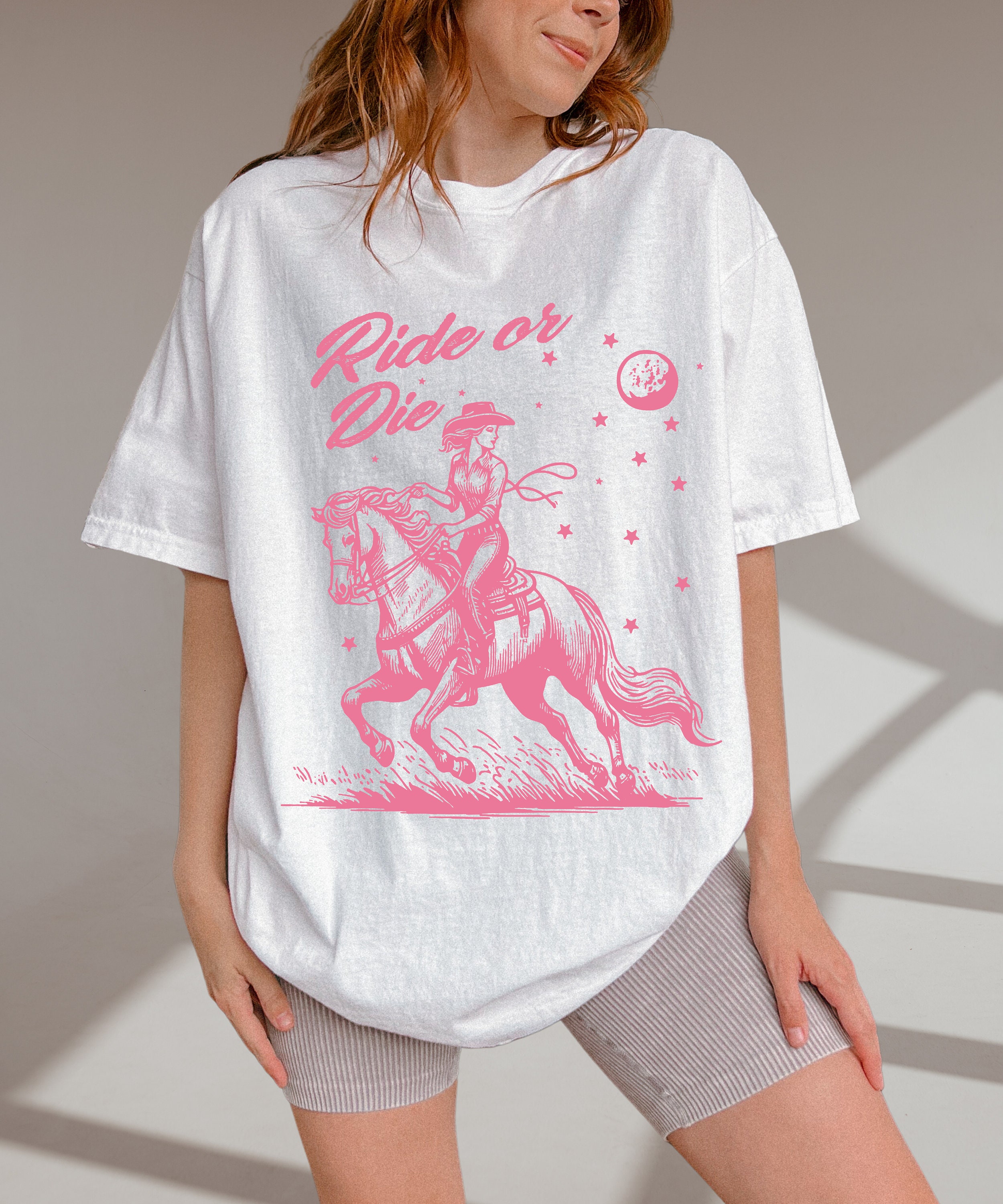Ride or Die Shirt, Old School, Western Cowgirl Tee, Retro Shirt ...