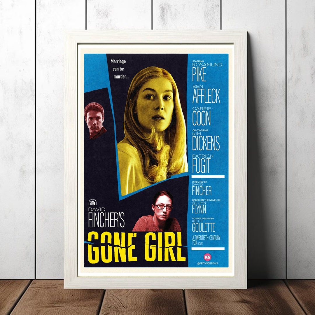 Gone Girl (2014) Movie Film Poster, Canvas Poster Printing Classic ...