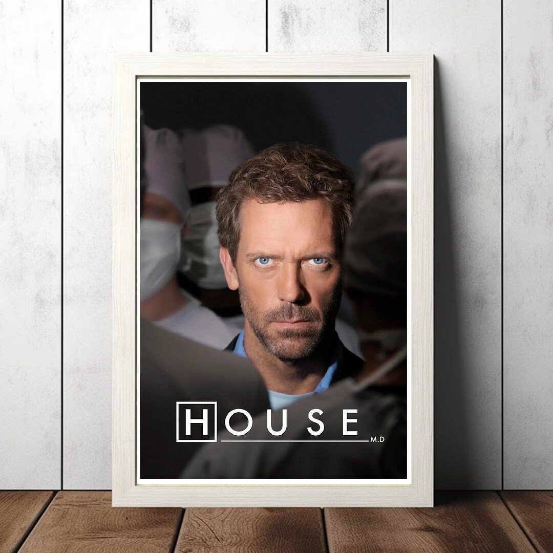 House M.D. Movie Poster, TV Show Wall Art, Canvas Print - Etsy