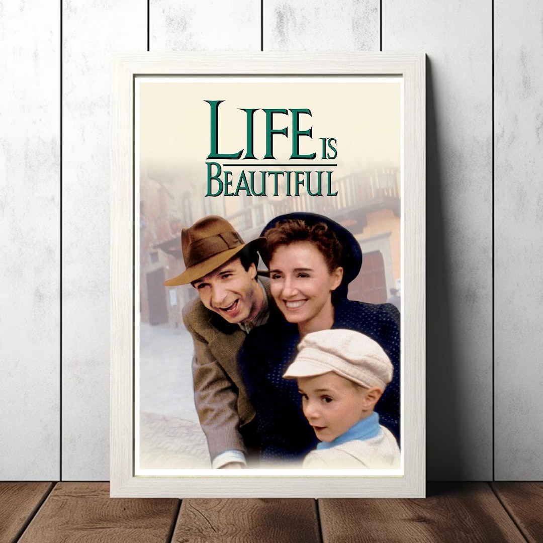 Life is Beautiful Movie Film Poster Canvas Poster Printing Classic ...