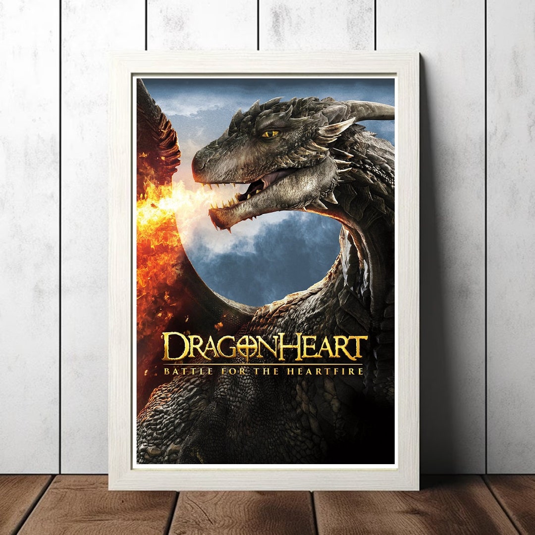 Dragonheart Battle for the Heartfire (2017) Movie Film Poster, Canvas ...