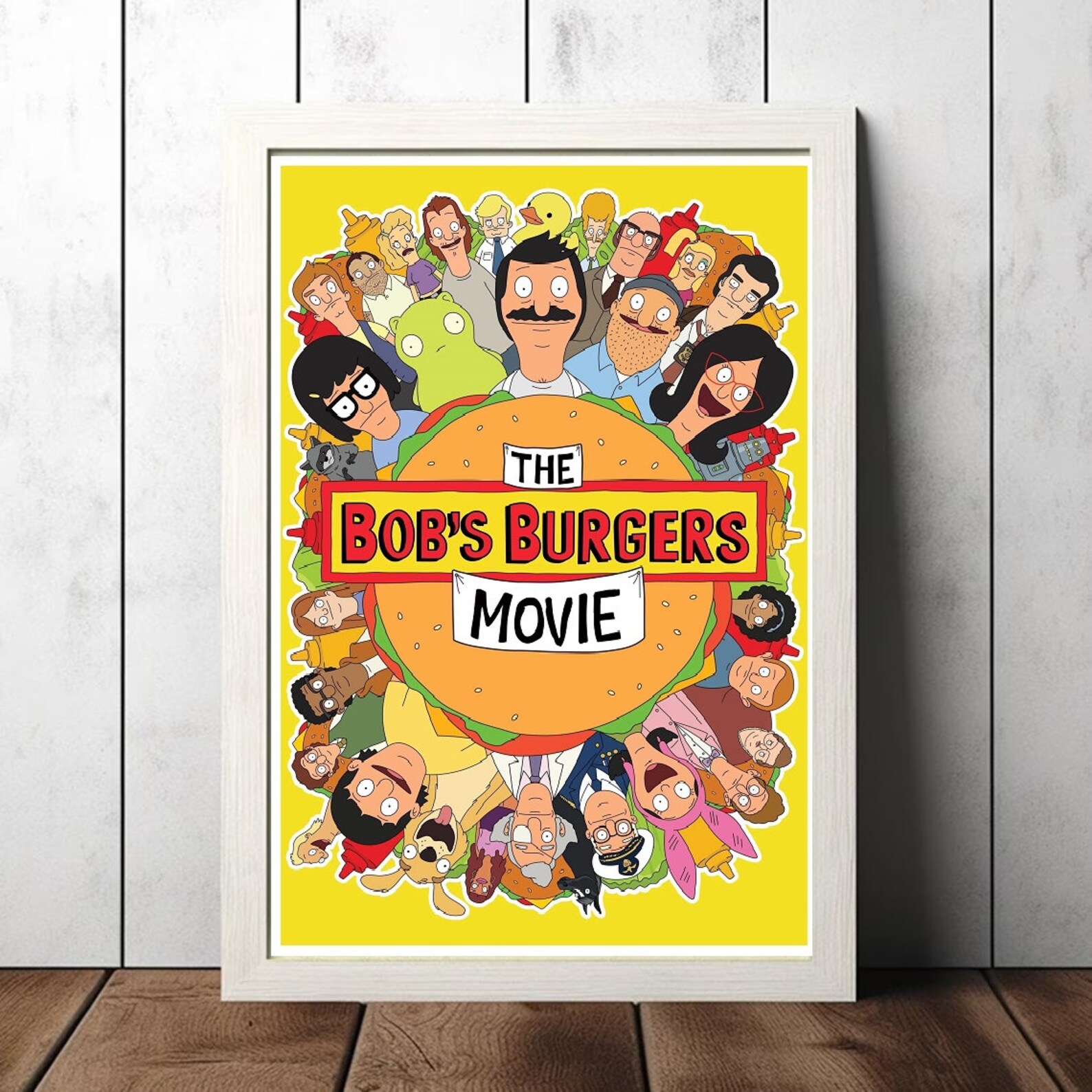 Bob's Burgers Burger Shop Movie Film Poster, Canvas Poster Printing ...