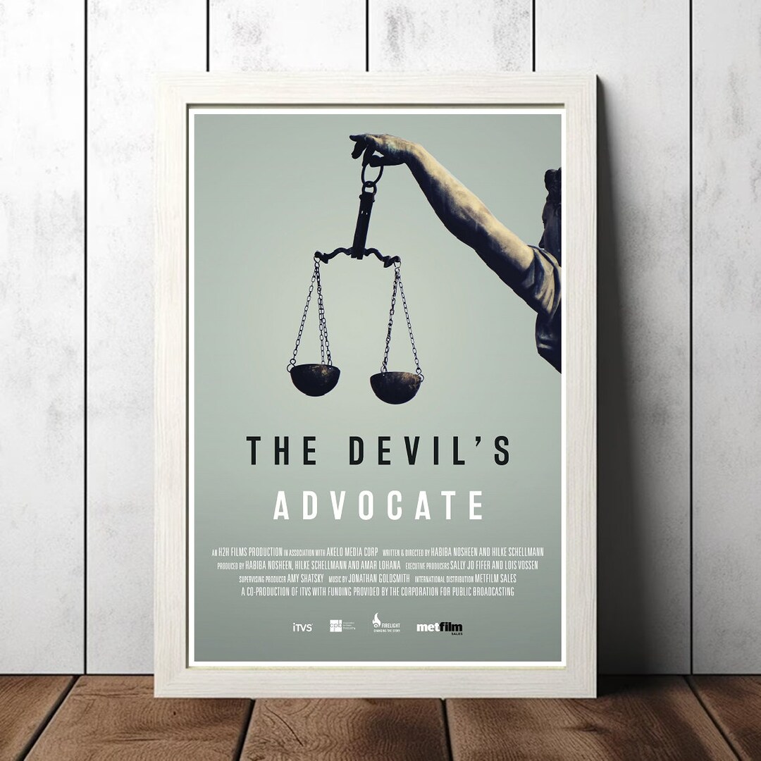 The Devil's Advocate Movie Poster, Classic Film Canvas Art - Etsy