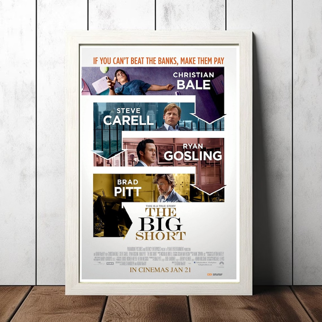 The Big Short (2015) Movie Film Poster, Canvas Poster Printing, Classic ...