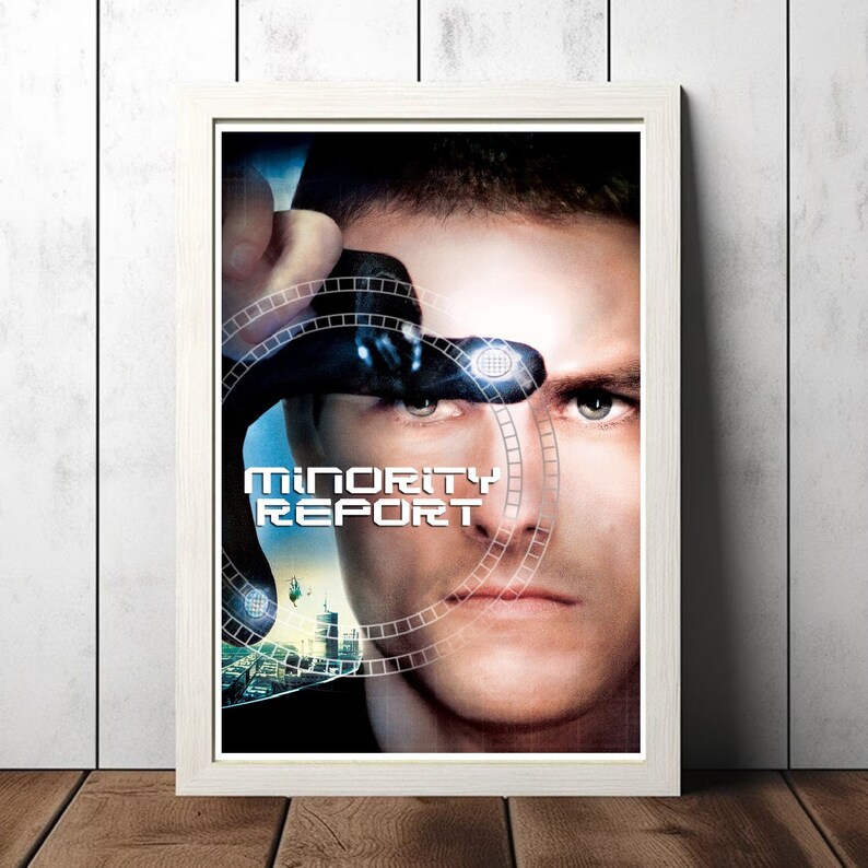Minority Report 2002 Movie Film Poster, Canvas Poster Printing, Classic ...