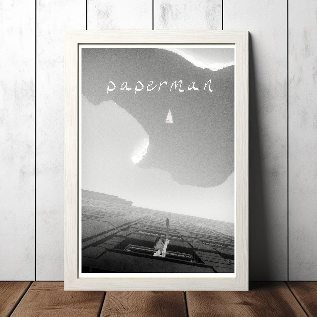 Paperman Movie Film Poster, Canvas Poster Printing, Classic Movie Wall ...