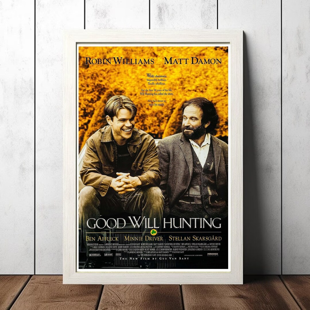 Good Will Hunting (1997) Movie Film Poster, Canvas Poster Printing ...