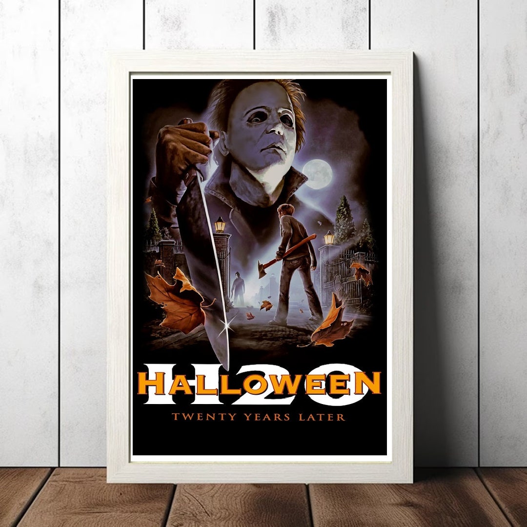 Halloween H20 20 Years Later (1998) Movie Film Poster, Canvas Poster ...