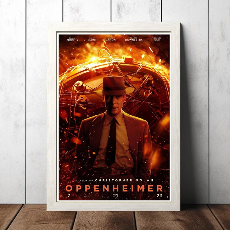 Oppenheimer Movie Poster, Classic Film Wall Art, Room Decor - Etsy
