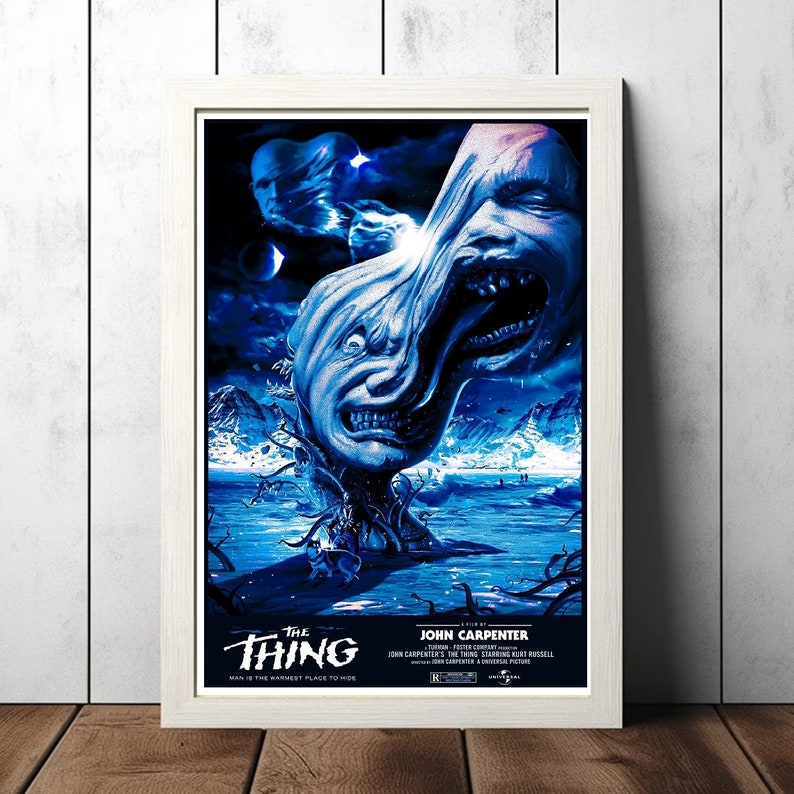 The Thing (1982) Movie Poster, Classic Horror Film Art - Etsy