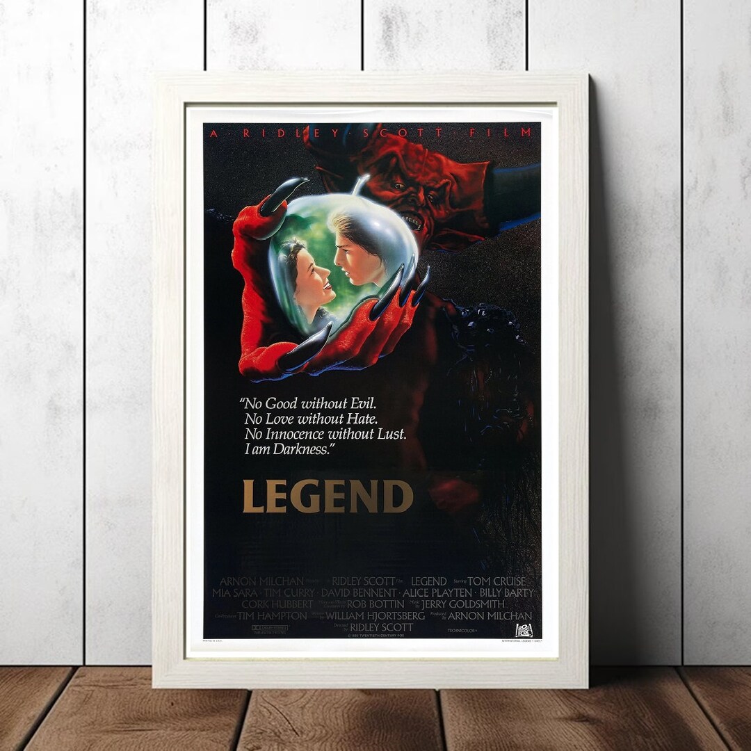 Legend (1985) Movie Film Poster, Canvas Poster Printing, Classic Movie ...