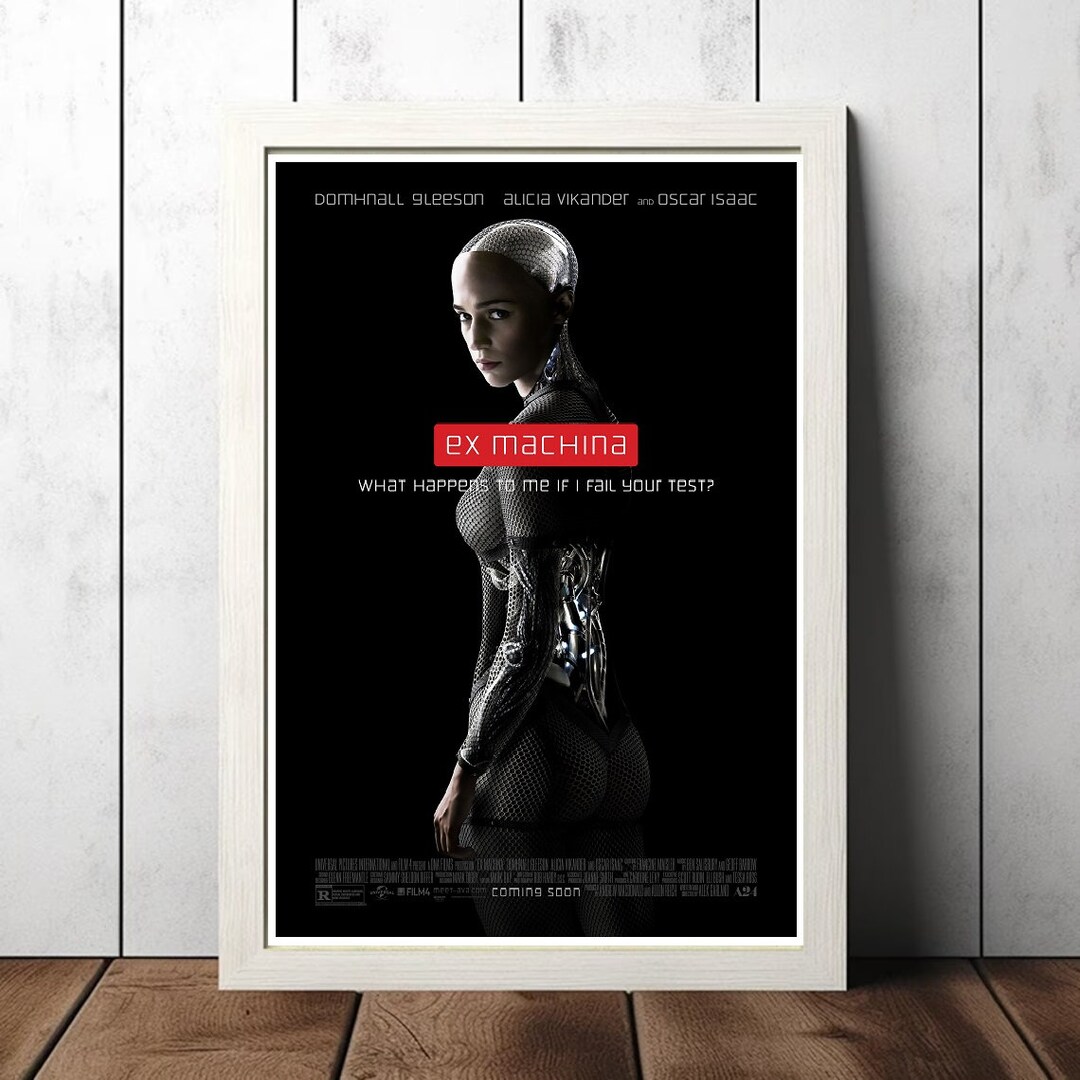 Ex Machina (2015) Movie Film Poster Canvas Poster Printing, Classic Movie Wall Art for Room ...