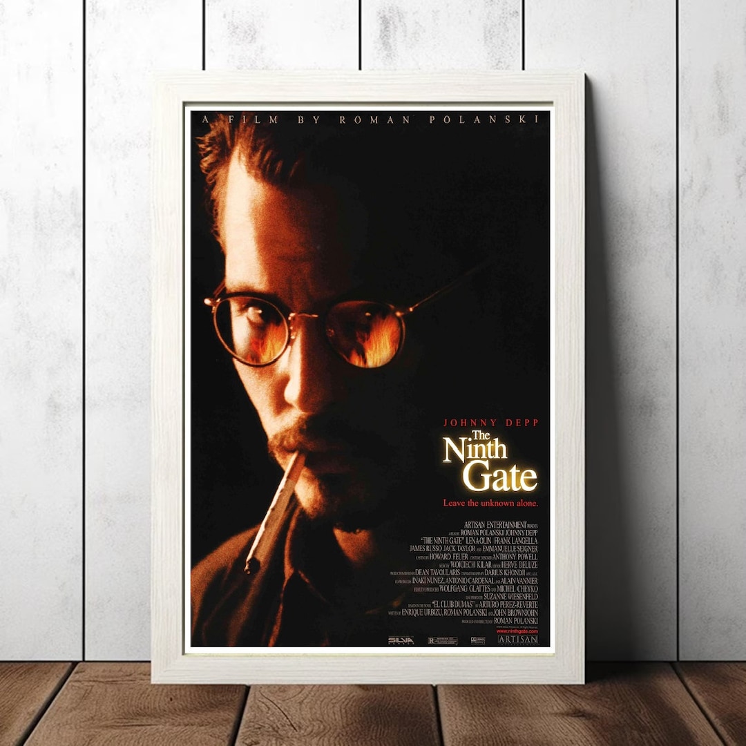 The Ninth Gate Movie Poster, Classic Film Wall Art - Etsy
