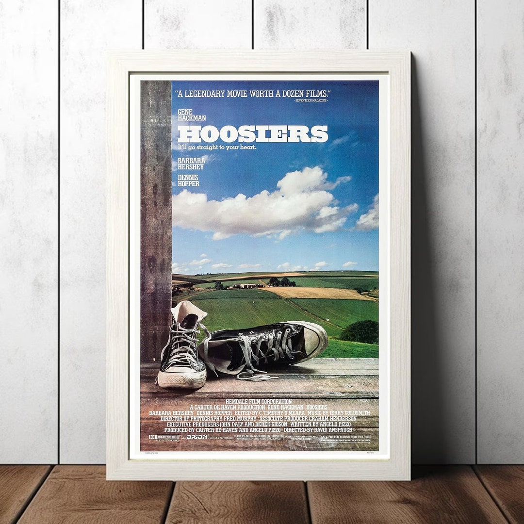 Hoosiers (1986) Movie Poster, Classic Film Wall Art - Etsy