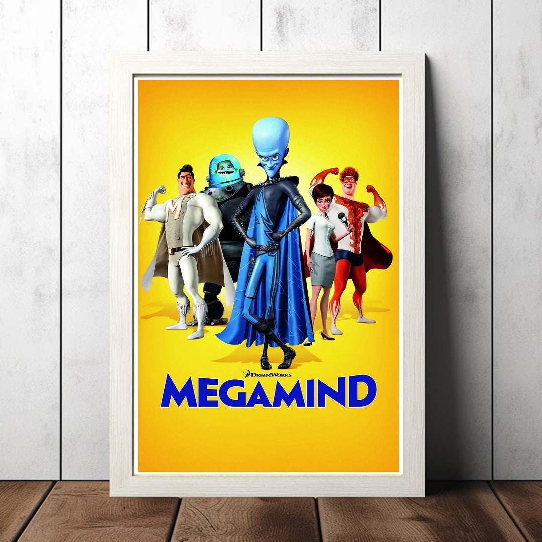 Megamind (2010) Movie Film Poster, Canvas Poster Printing, Classic ...