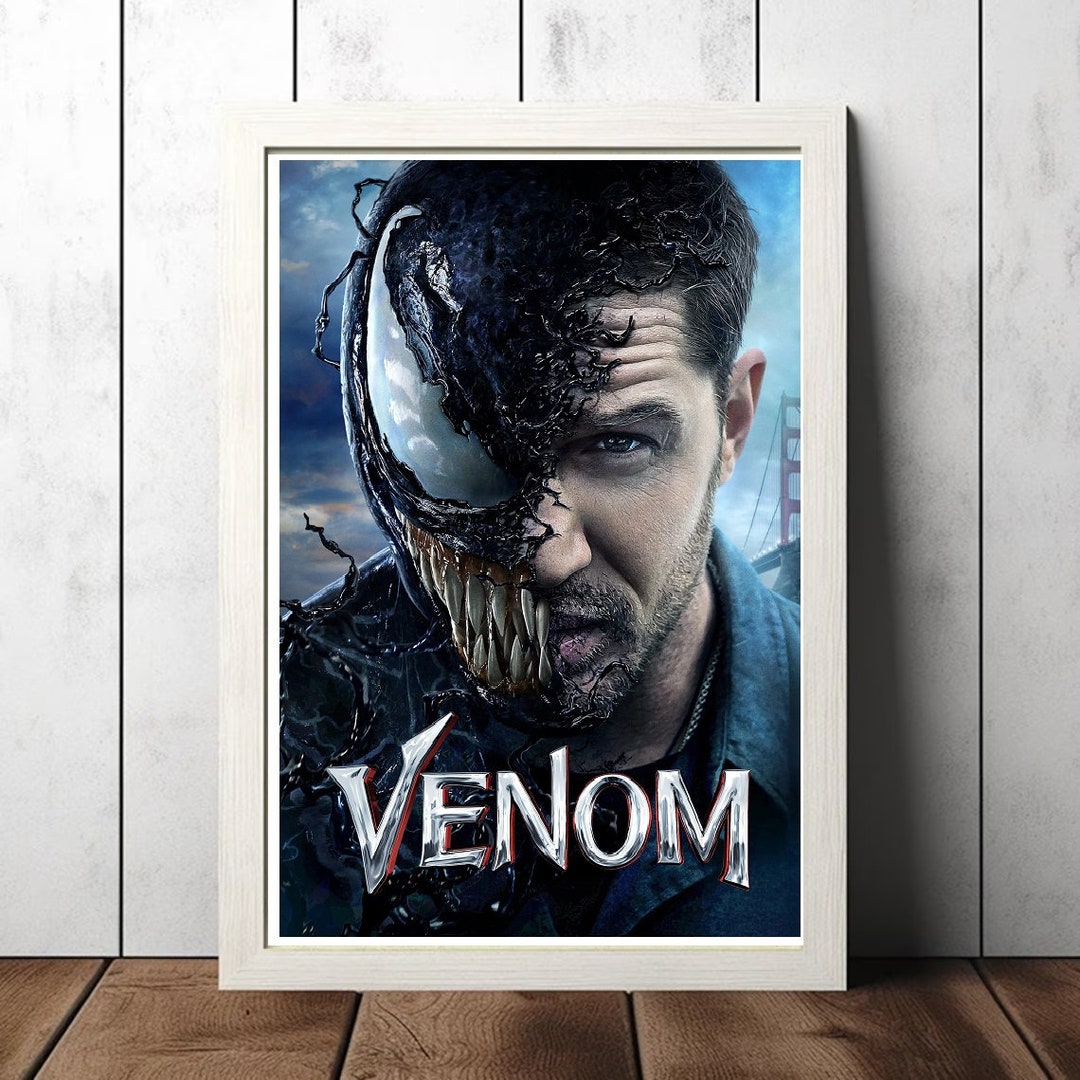 Venom (2018) Movie Film Poster, Canvas Poster Printing Classic Movie ...