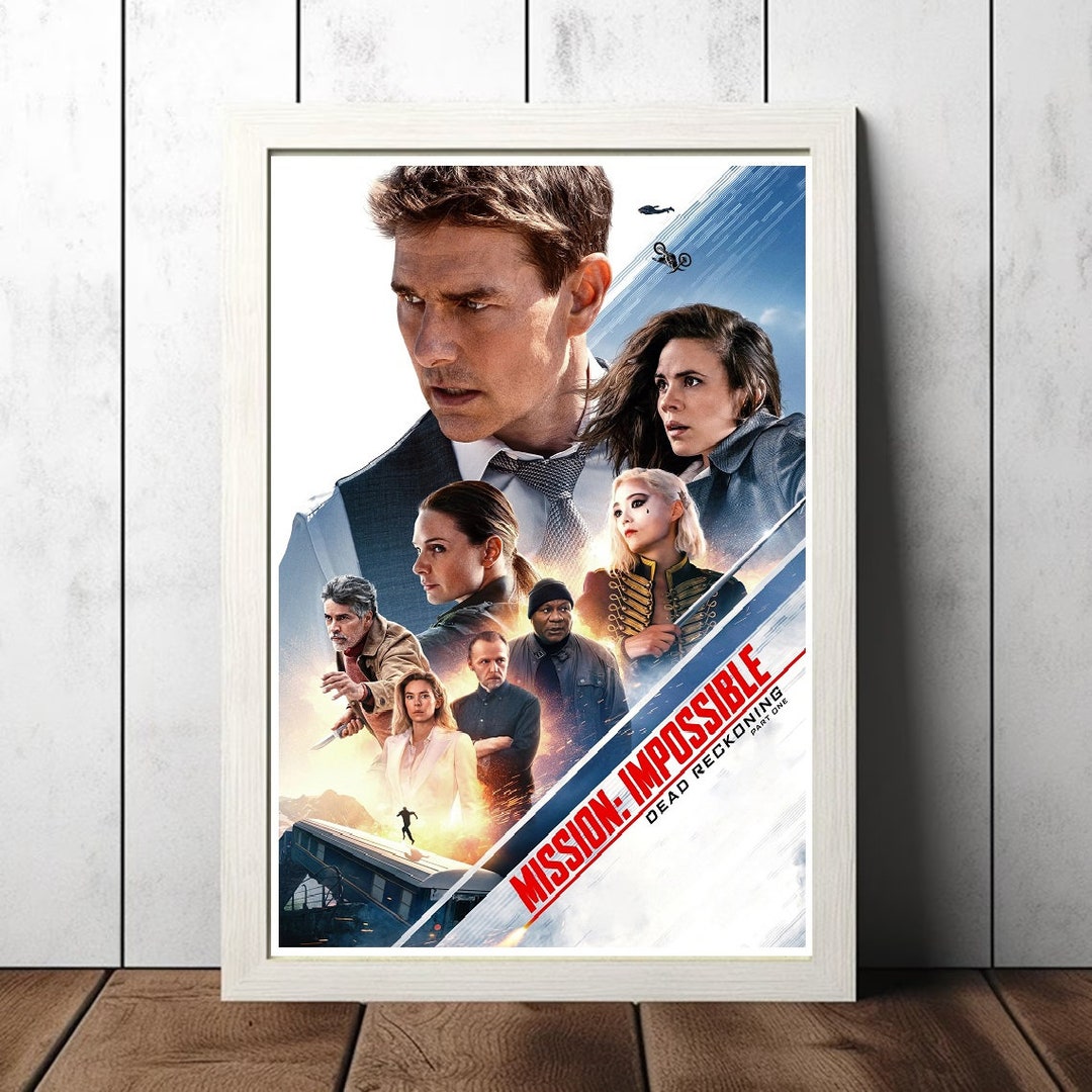 Mission Impossible: Dead Reckoning Poster, Classic Movie Canvas Art - Etsy