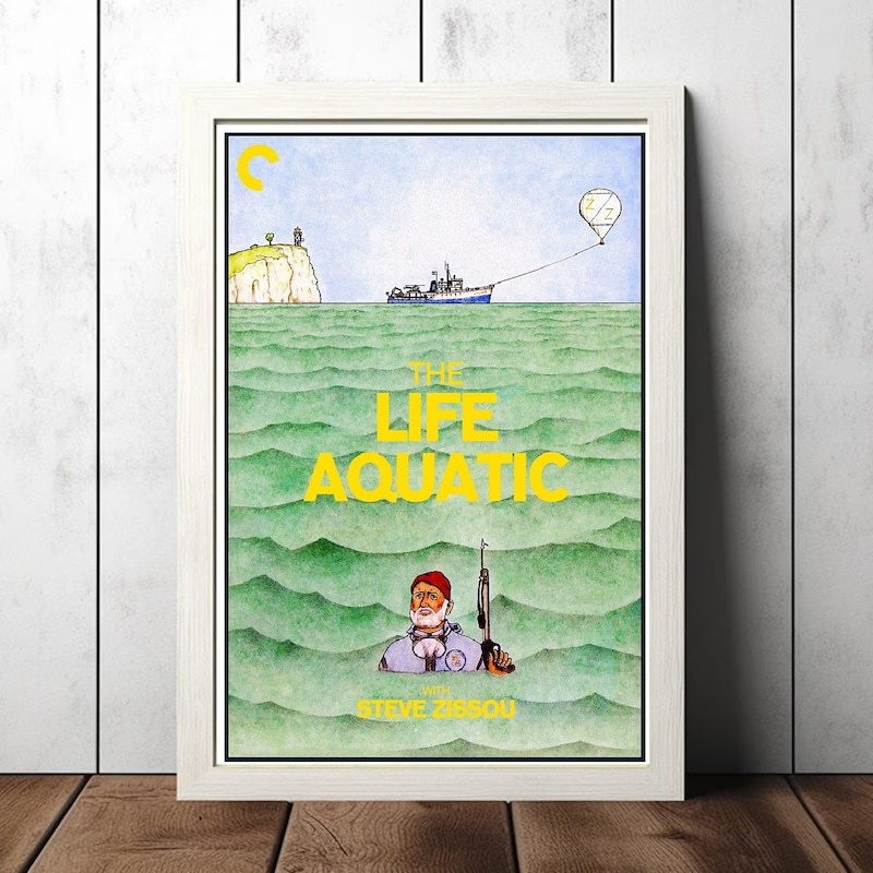 Life Aquatic Poster - Etsy