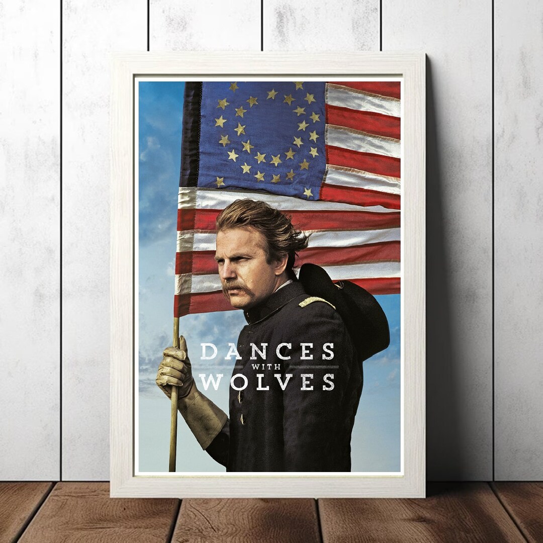 Dances With Wolves Movie Poster, Classic Film Wall Art - Etsy