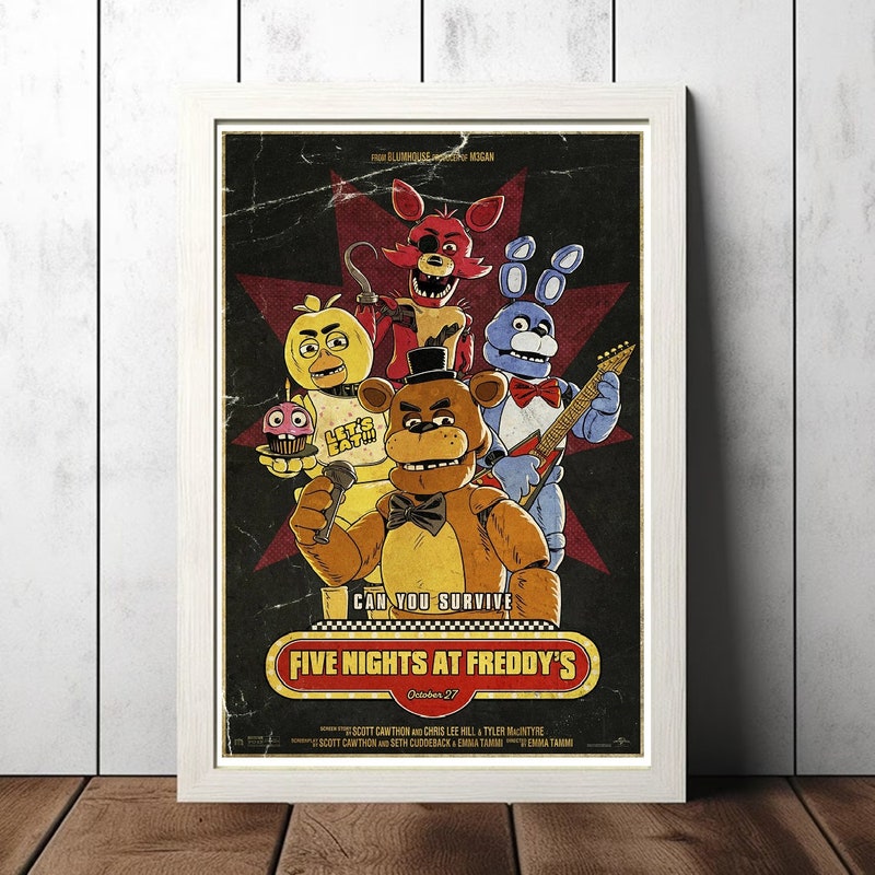 Five Nights at Freddy's Movie Poster - Etsy