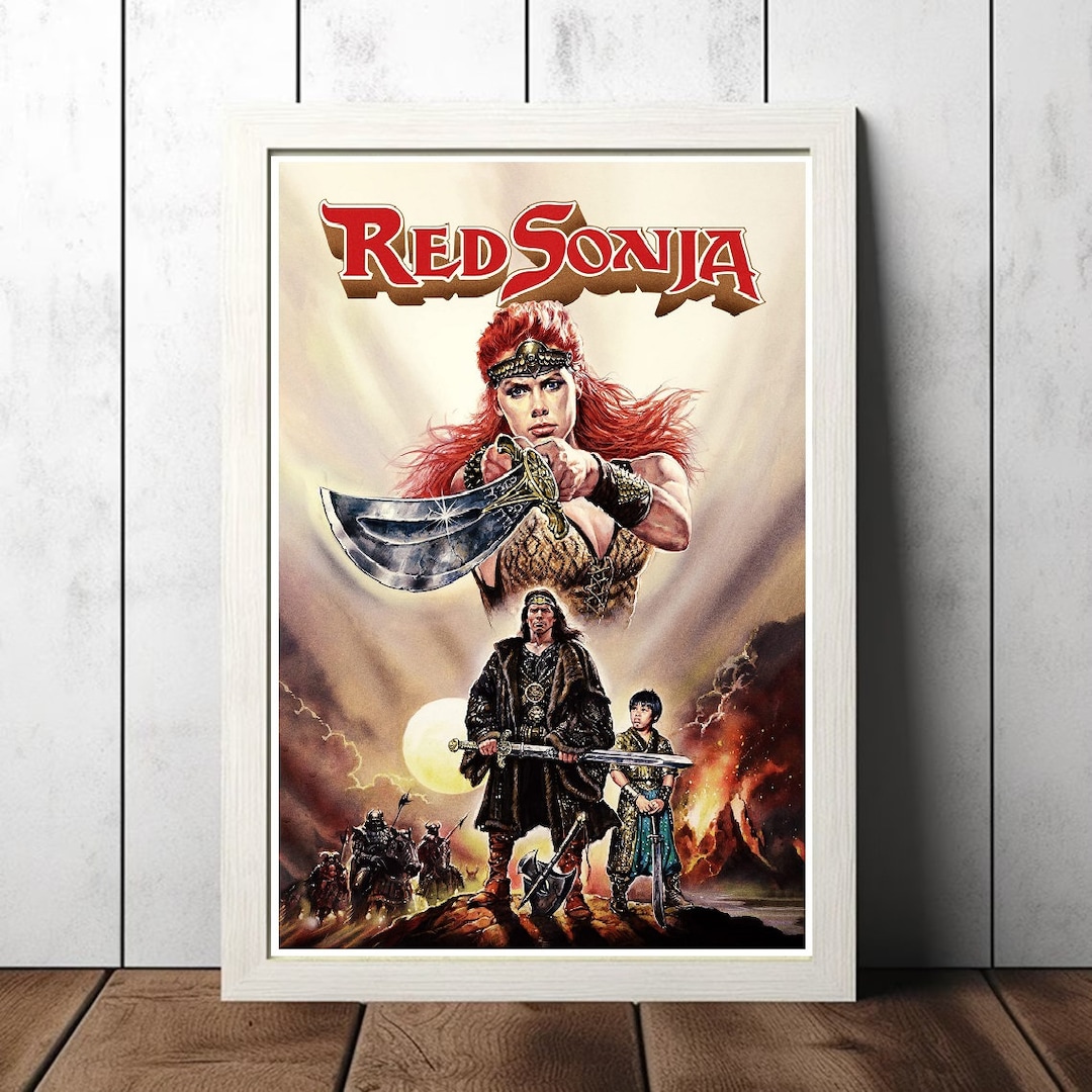 Red Sonja (1985) Movie Film Cover Canvas Poster Printing, Classic Movie ...