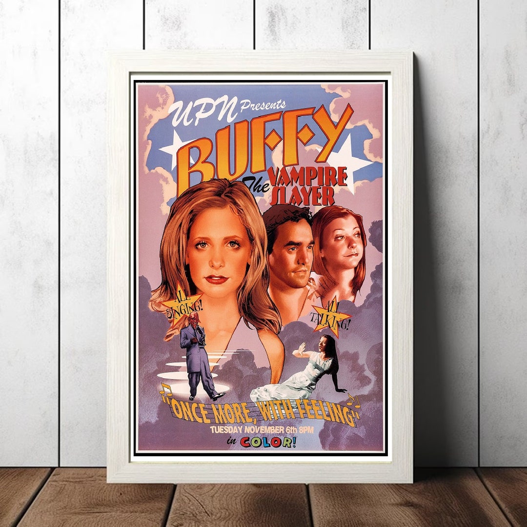 Buffy the Vampire Slayer (1997) Tv Show Series Film Poster, Canvas ...