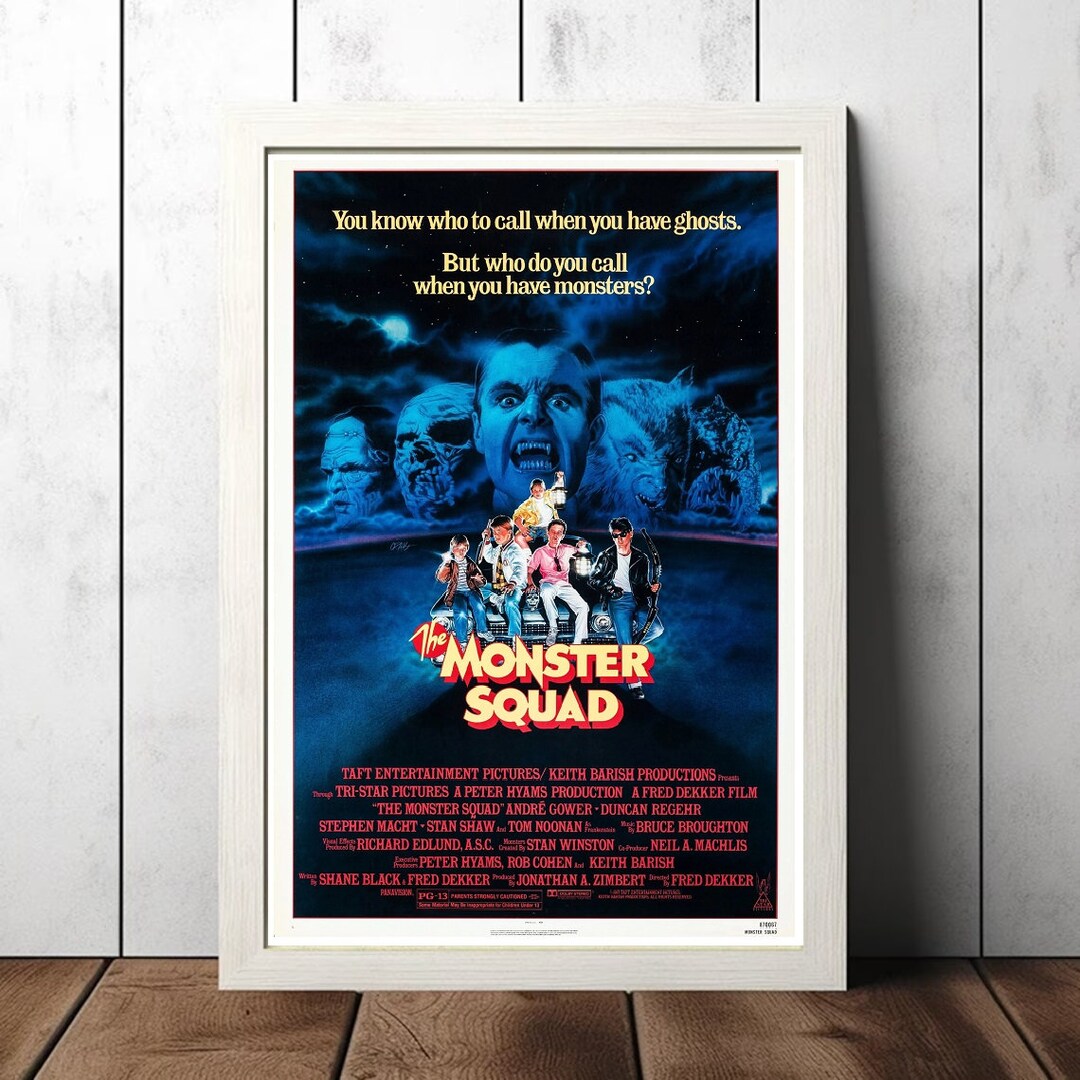 The Monster Squad (1987) Movie Film Poster, Canvas Poster Printing ...