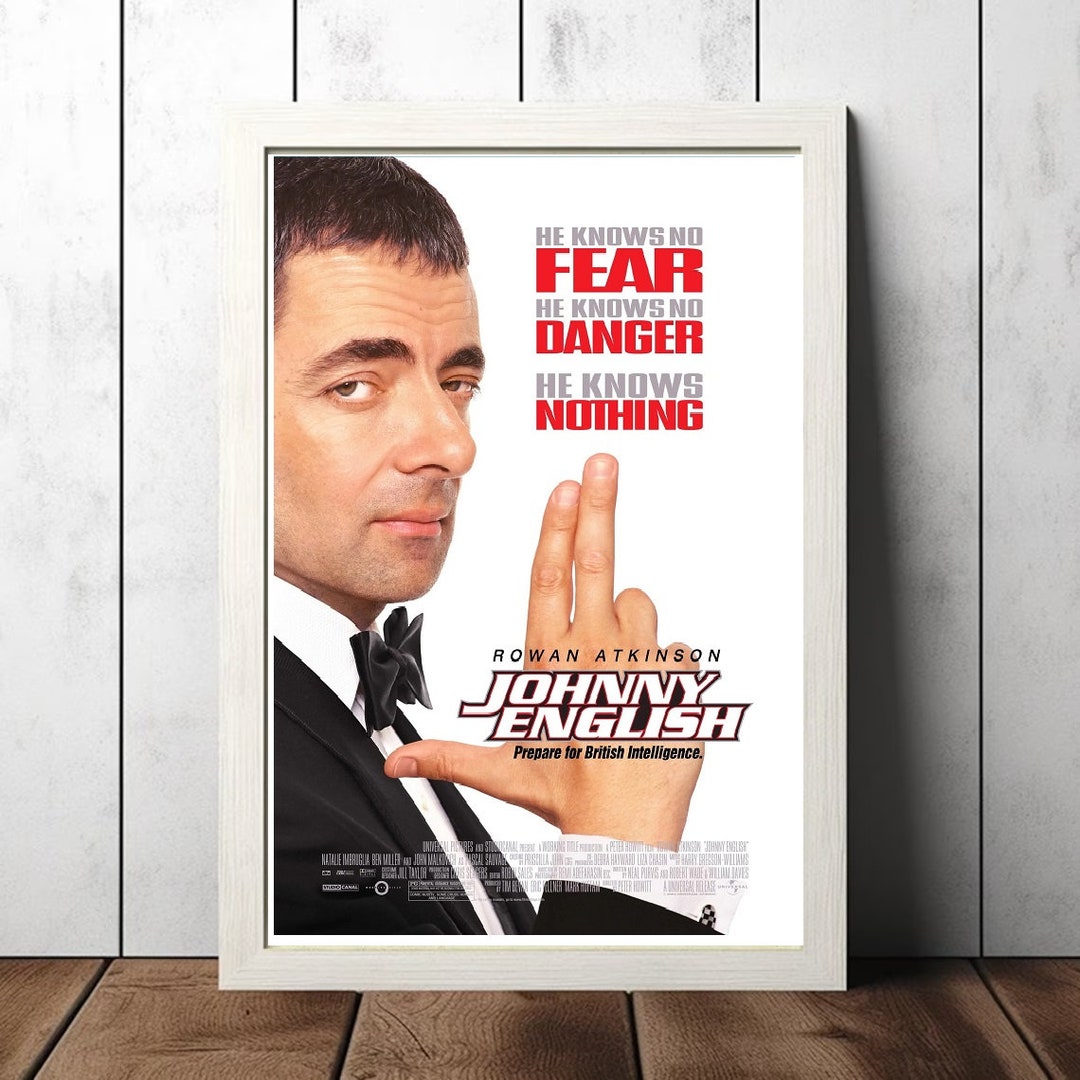 Johnny English (2003) Movie Film Poster, Canvas Poster Printing ...