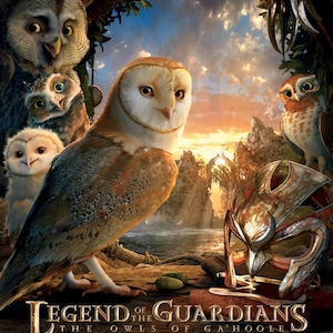 Legend of the Guardians the Owls of Ga'hoole (2010) Movie Film Poster ...