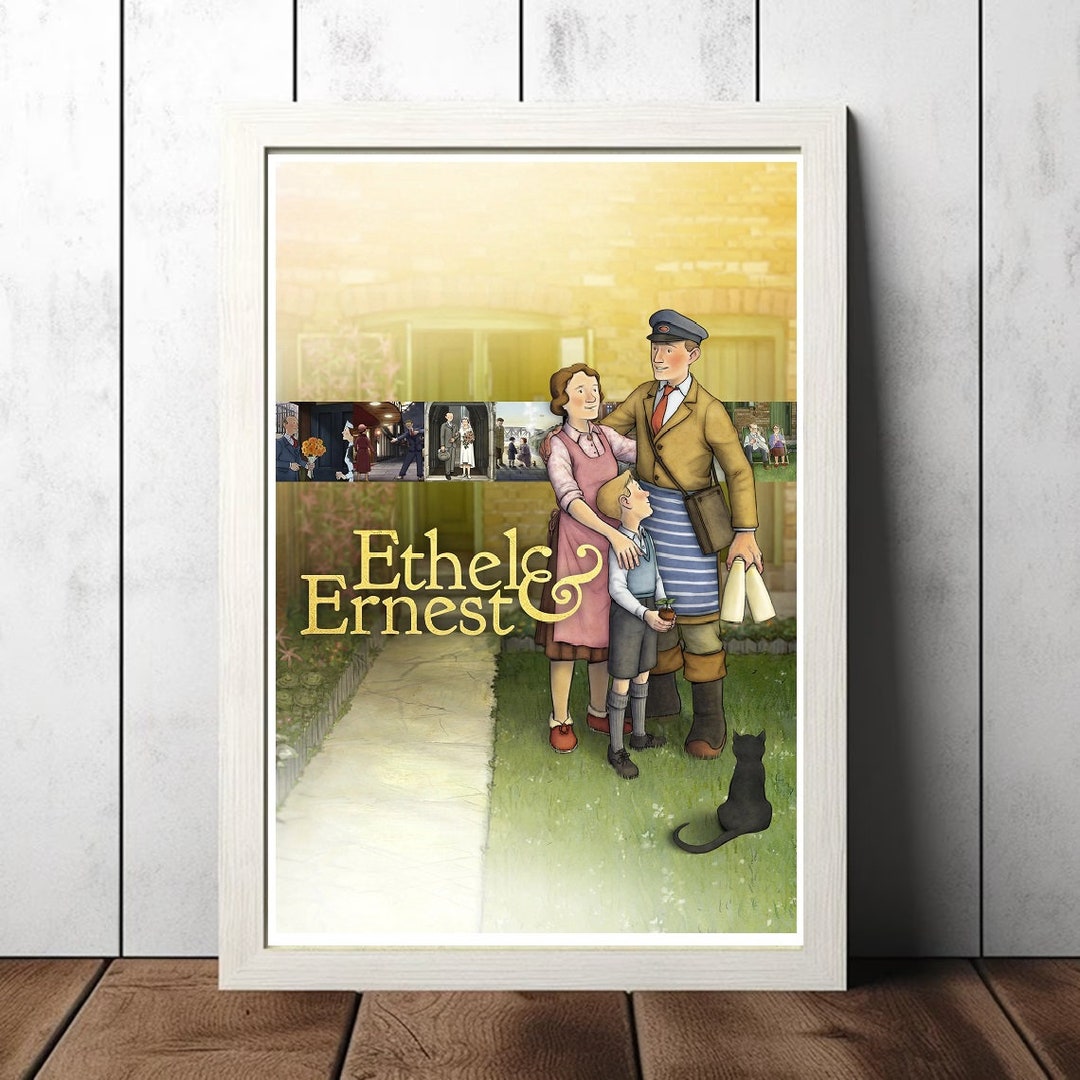 Ethel & Ernest (2016) Movie Film Poster, Canvas Poster Printing ...