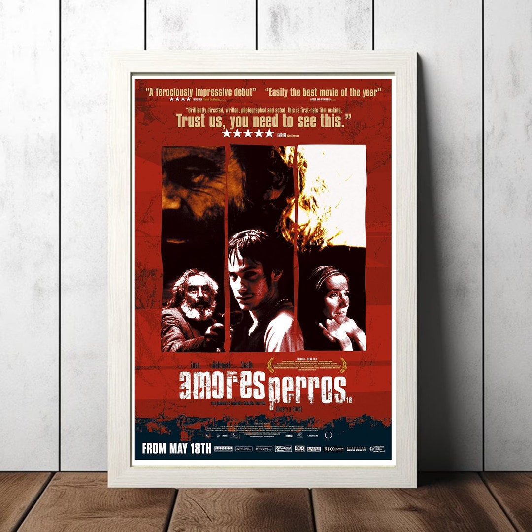 Amores Perros (2000) Movie Film Poster Canvas Poster Printing, Classic ...