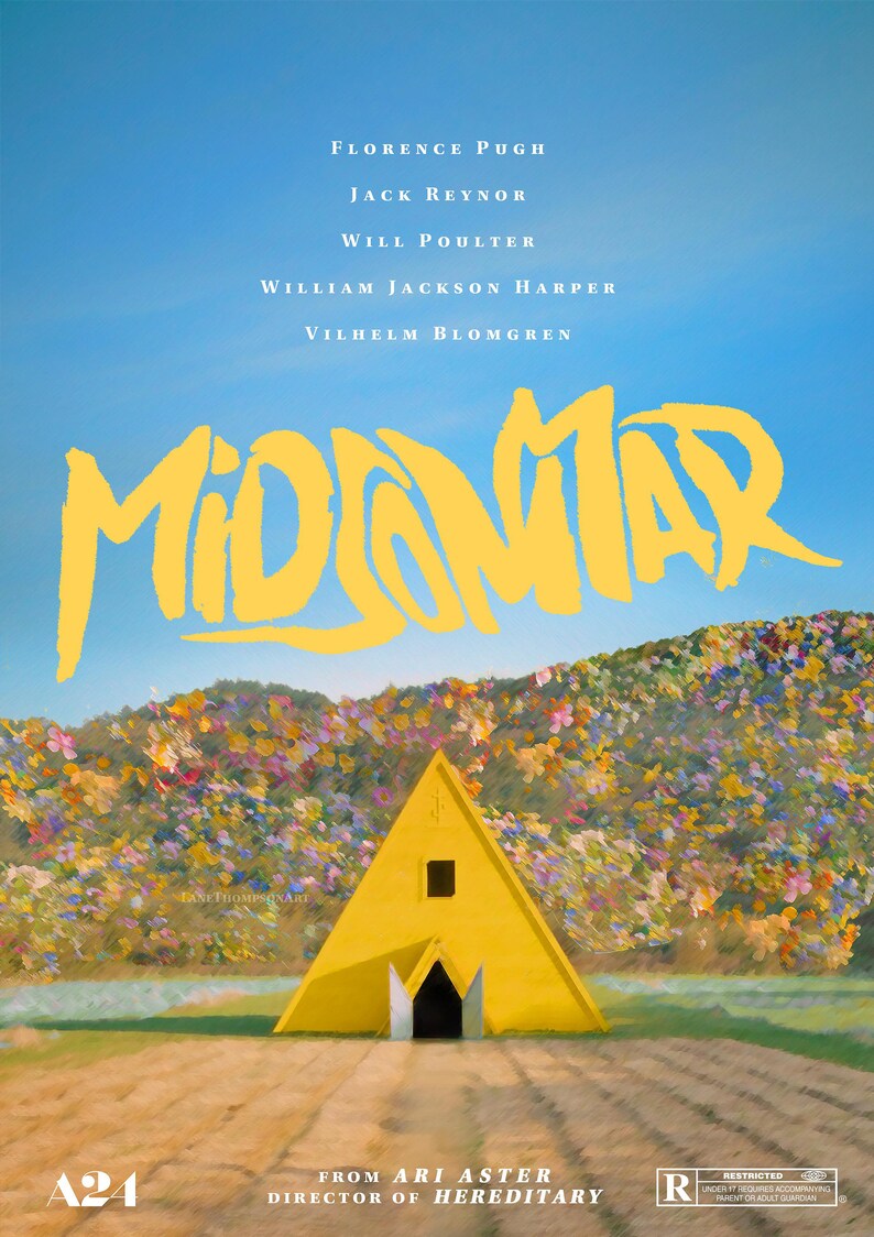 Midsommar (2019) Movie Film Poster, Canvas Poster Printing, Classic ...
