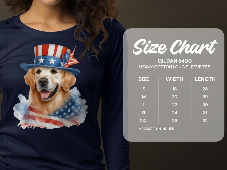 Patriotic Golden Retriever T-shirt, American Flag Dog Lover Shirt, 4th of July Pet Apparel ...