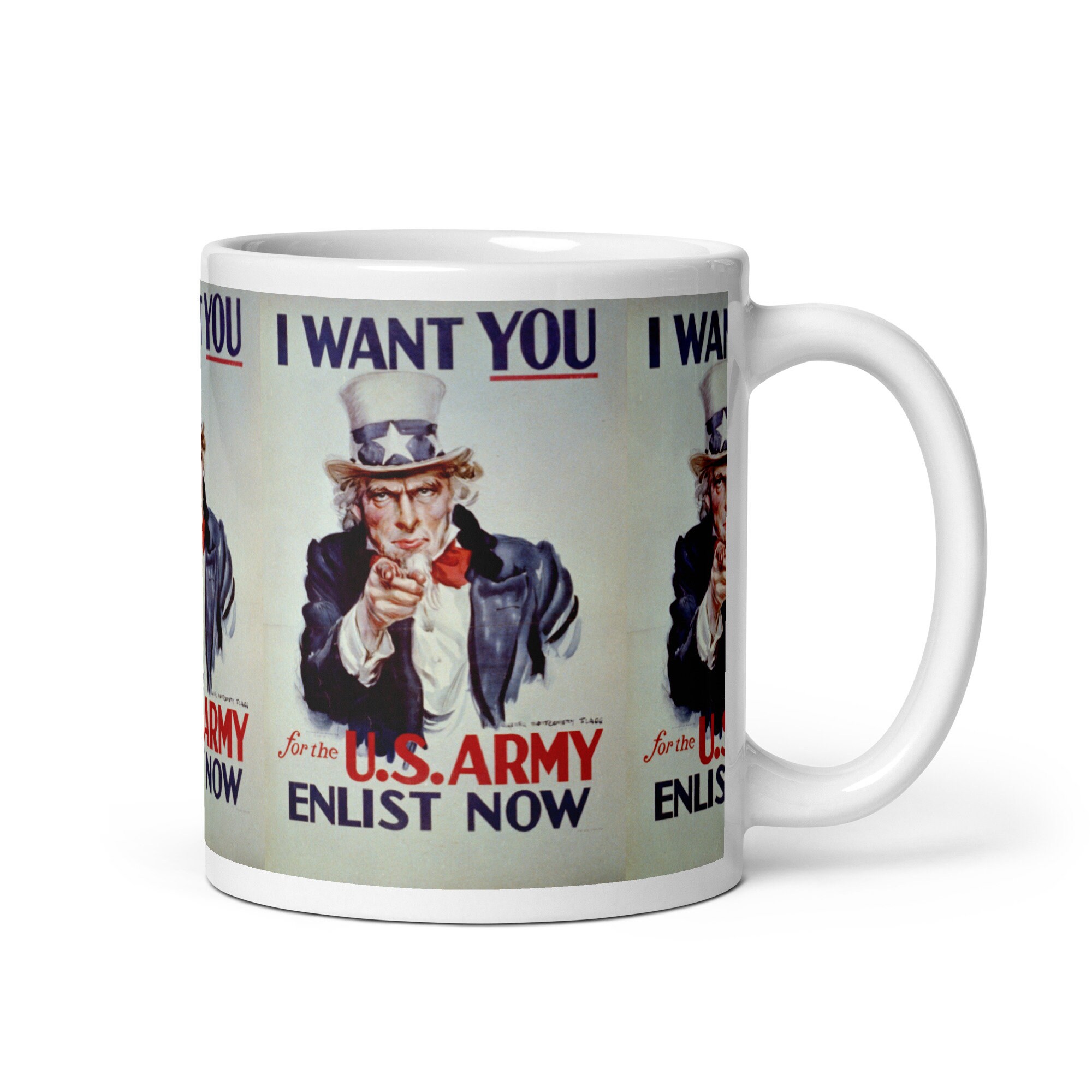 Retro Coffee Mug Uncle Sam - Etsy