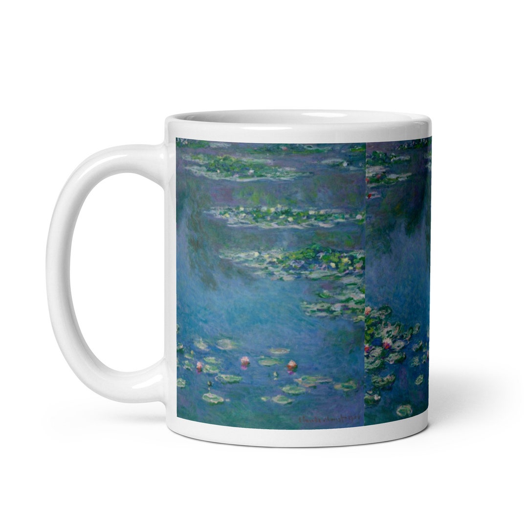 Monet Coffee Mug Impressionist Painting Water Lillies - Etsy