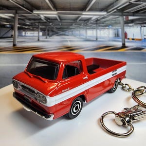 1961 Chevy Corvair Rampside Pickup Truck SUV Custom Keychain Rare ...