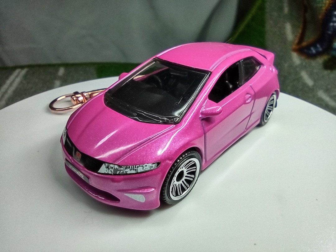 Honda Civic Type R Hatchback Diecast Car Custom Keychain Gift Matchbox ...
